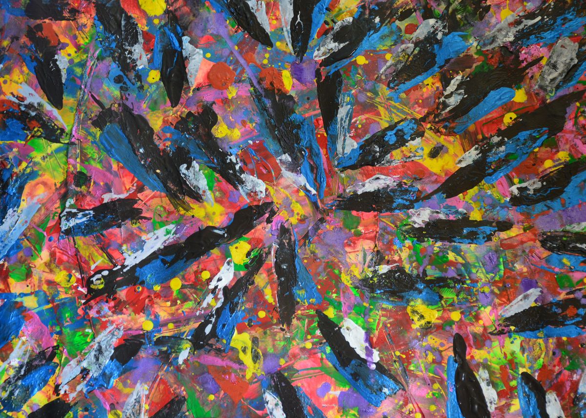 'Chromatic' Poster, picture, metal print, paint by Vaibhav Rachalwar ...