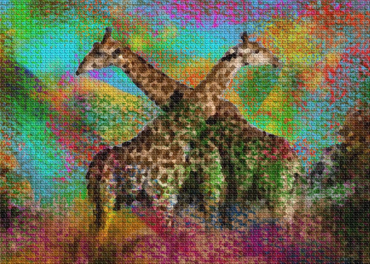 'zarafah abstract' Poster, picture, metal print, paint by Sobri Alkavie ...