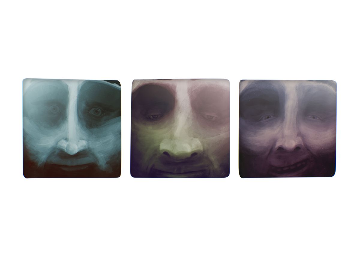 'Triple portrait' Poster by Jonathan Kemp | Displate