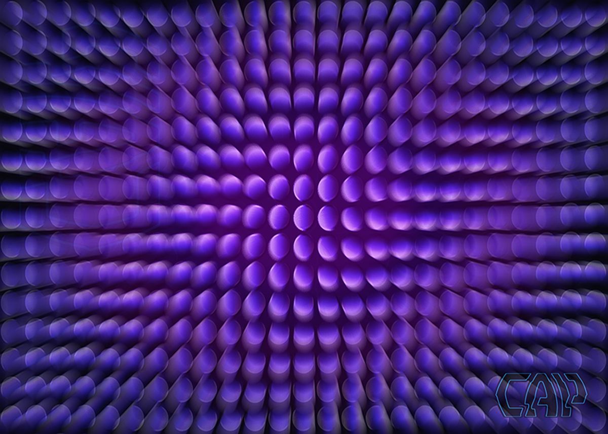 'Purple Warp' Poster by Connor Purcell | Displate