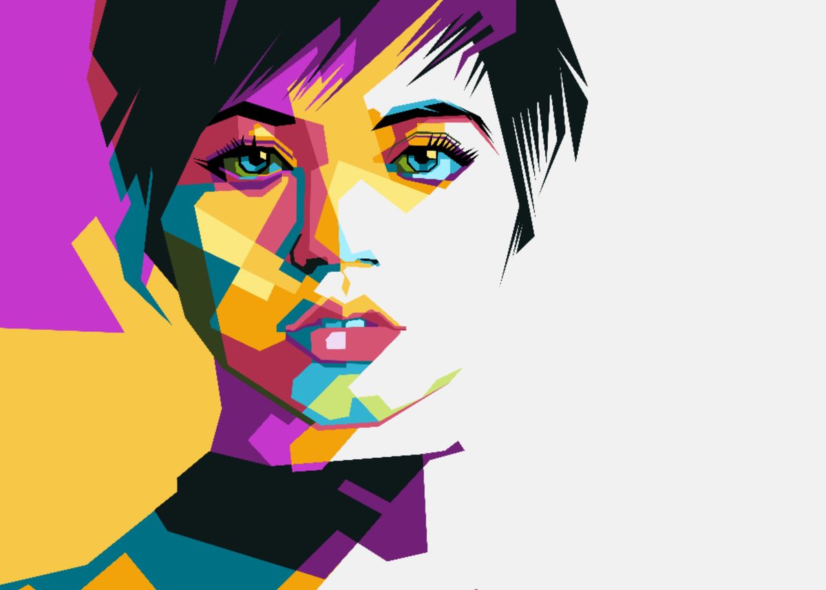 'Isabela moner in popart st' Poster, picture, metal print, paint by ...