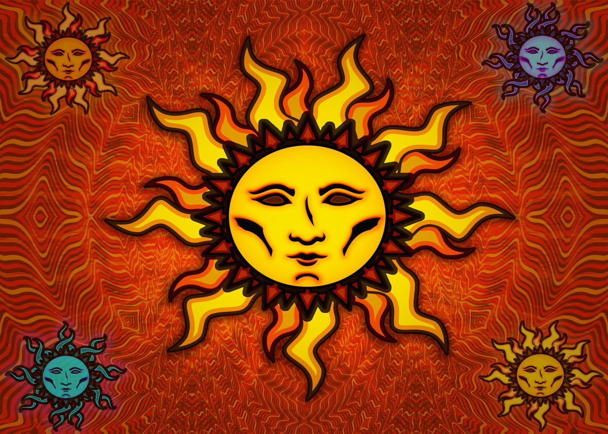 'Sublime Sun I' Poster, picture, metal print, paint by Connor Purcell ...