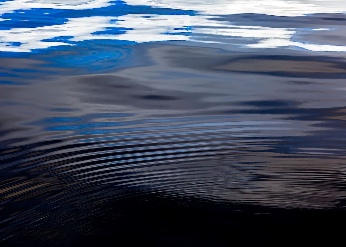 'Ocean Blues' Poster by Michelle Marshall | Displate