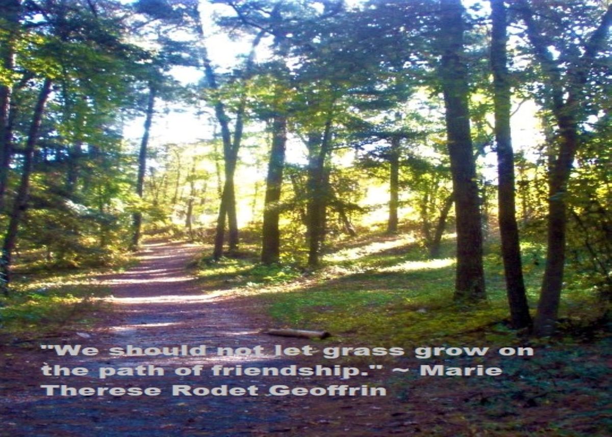 'friendship path' Poster, picture, metal print, paint by JoAnn Mason ...