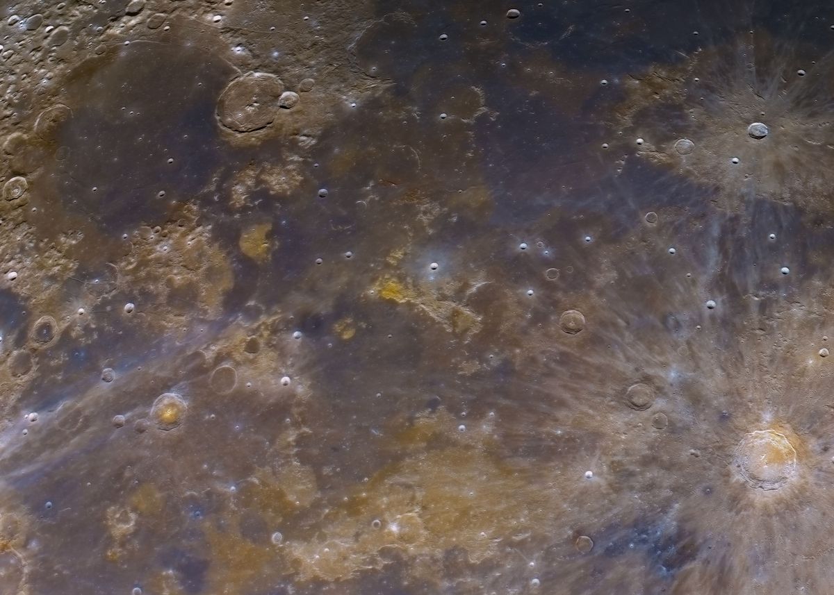 'Oceanus Procellarum' Poster by Manuel Huss | Displate