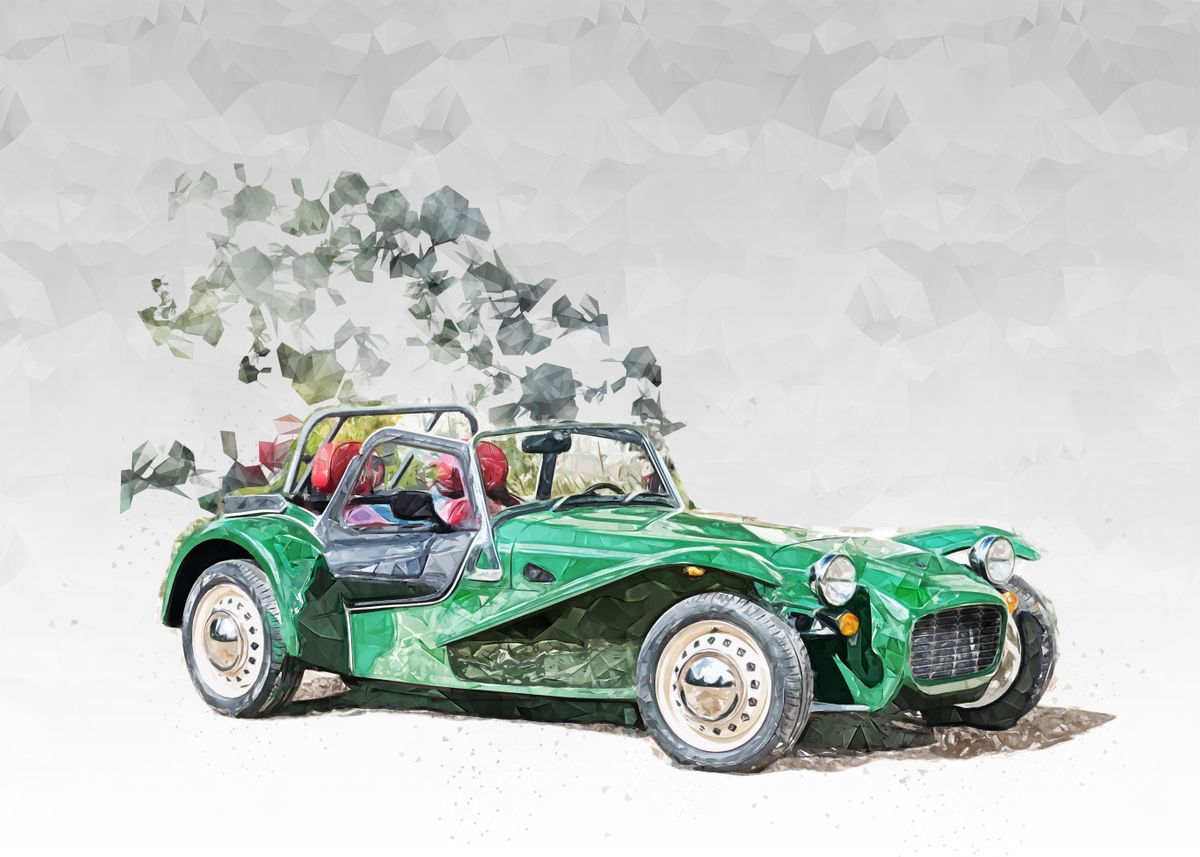 '2017 Caterham Seven Sprint' Poster, picture, metal print, paint by ...