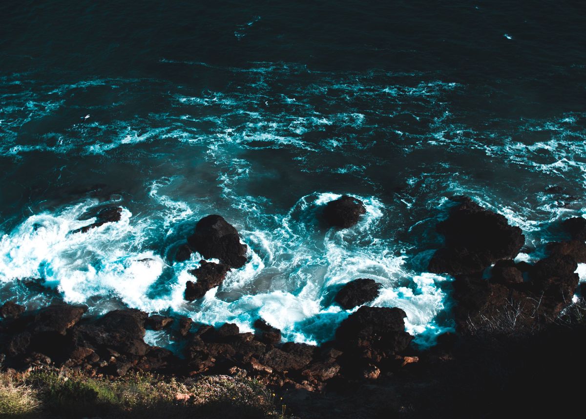 'Malibu' Poster by Alex Simental | Displate