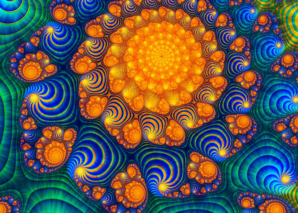 'Magic Alien Seashell' Poster by Victor Chaika | Displate