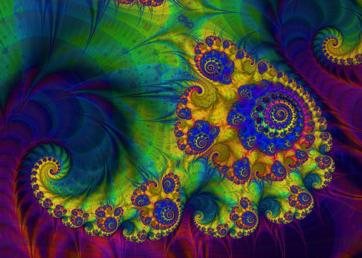 'Fantasy Alien Seashell' Poster by Victor Chaika | Displate