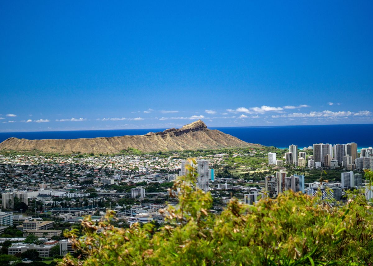 'Diamond head' Poster by Nicholas Bonilla | Displate