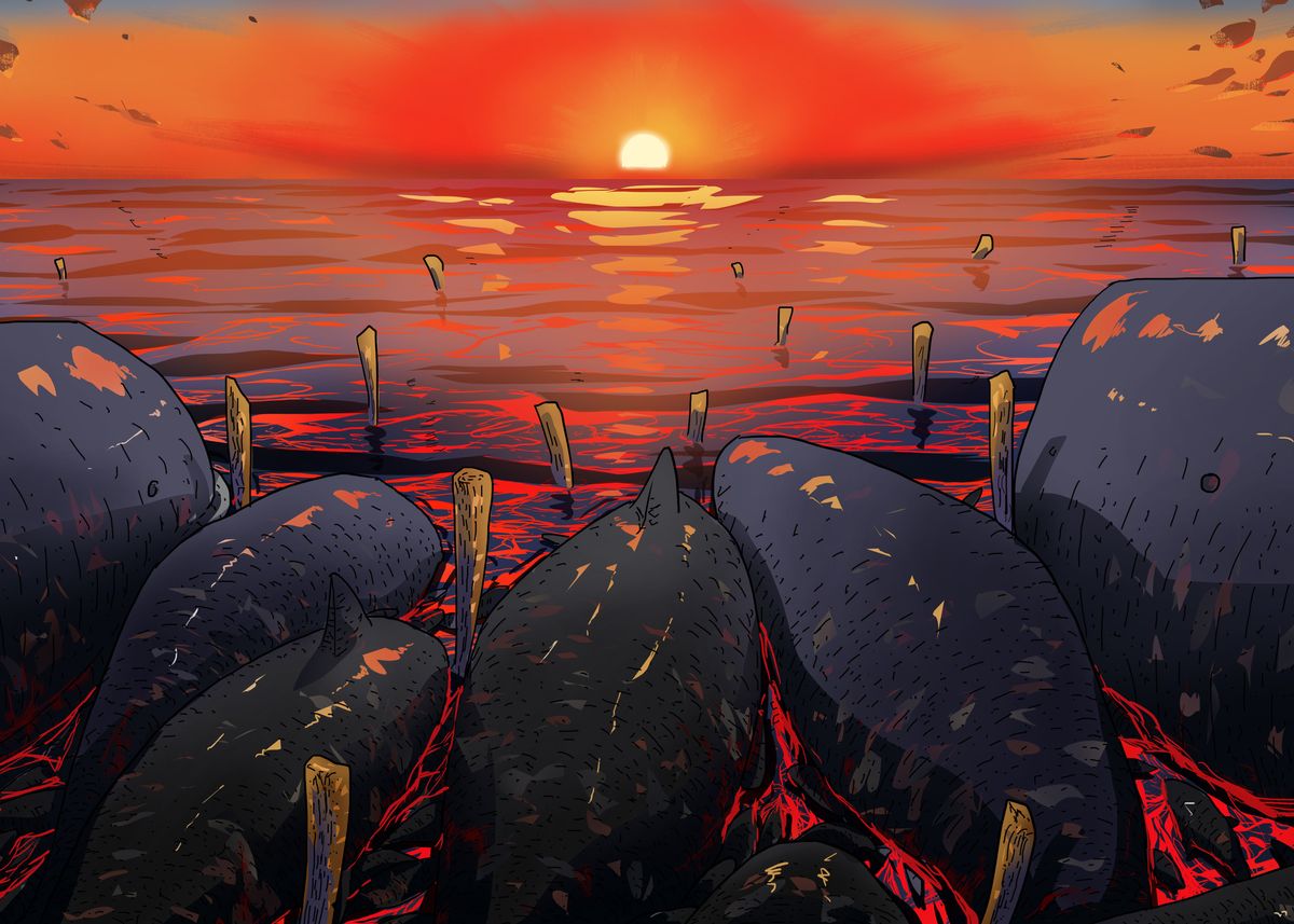 'Stranded' Poster, picture, metal print, paint by Samuel Anugrah Andre ...