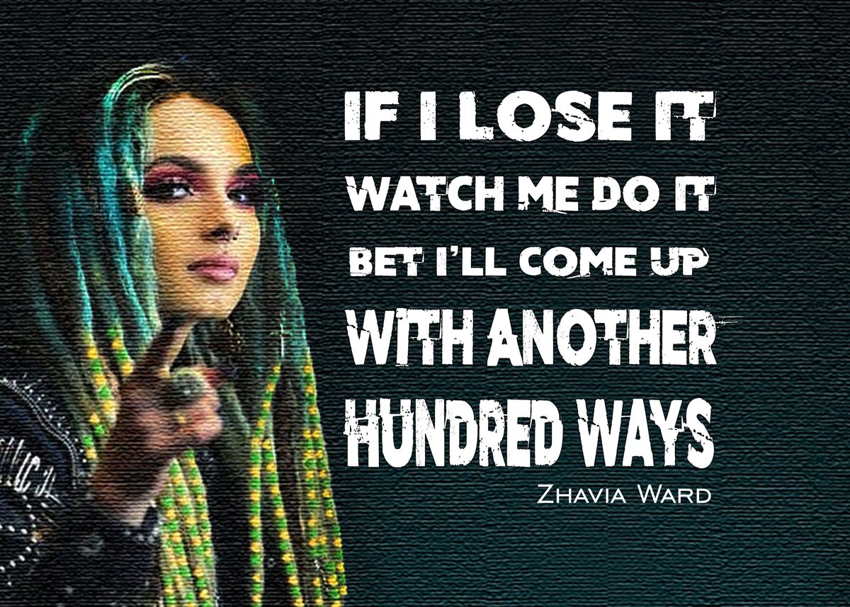 'Zhavia Ward' Poster, picture, metal print, paint by Lina Fajarsari ...