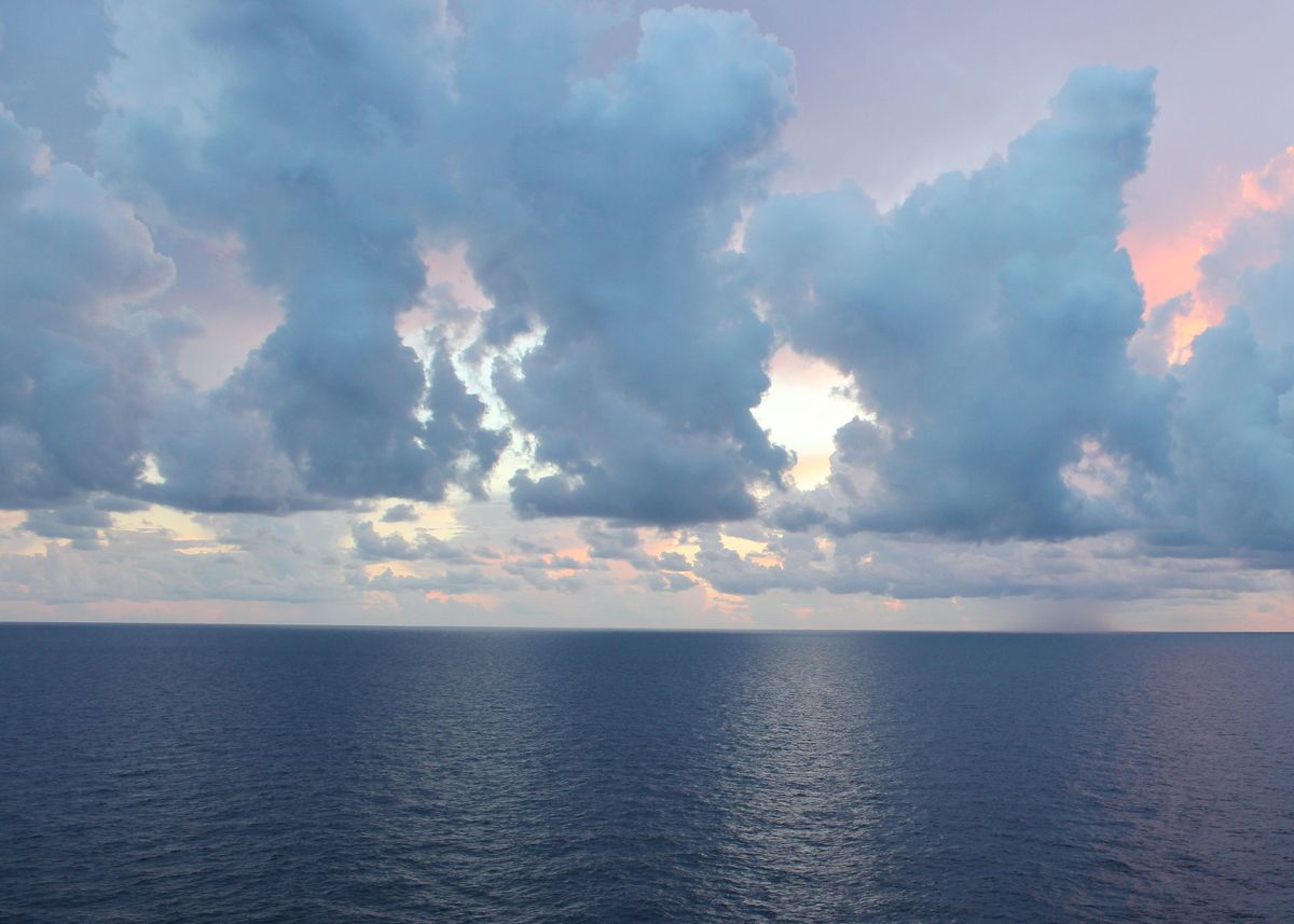 'Sunset Storm' Poster by Leonora Smith | Displate