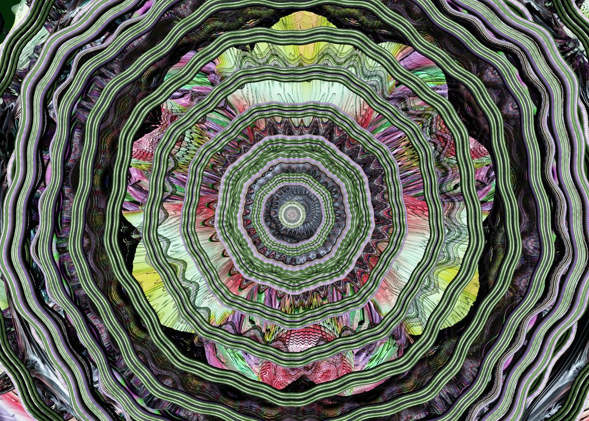 'Mandala' Poster by Martwy Robot | Displate