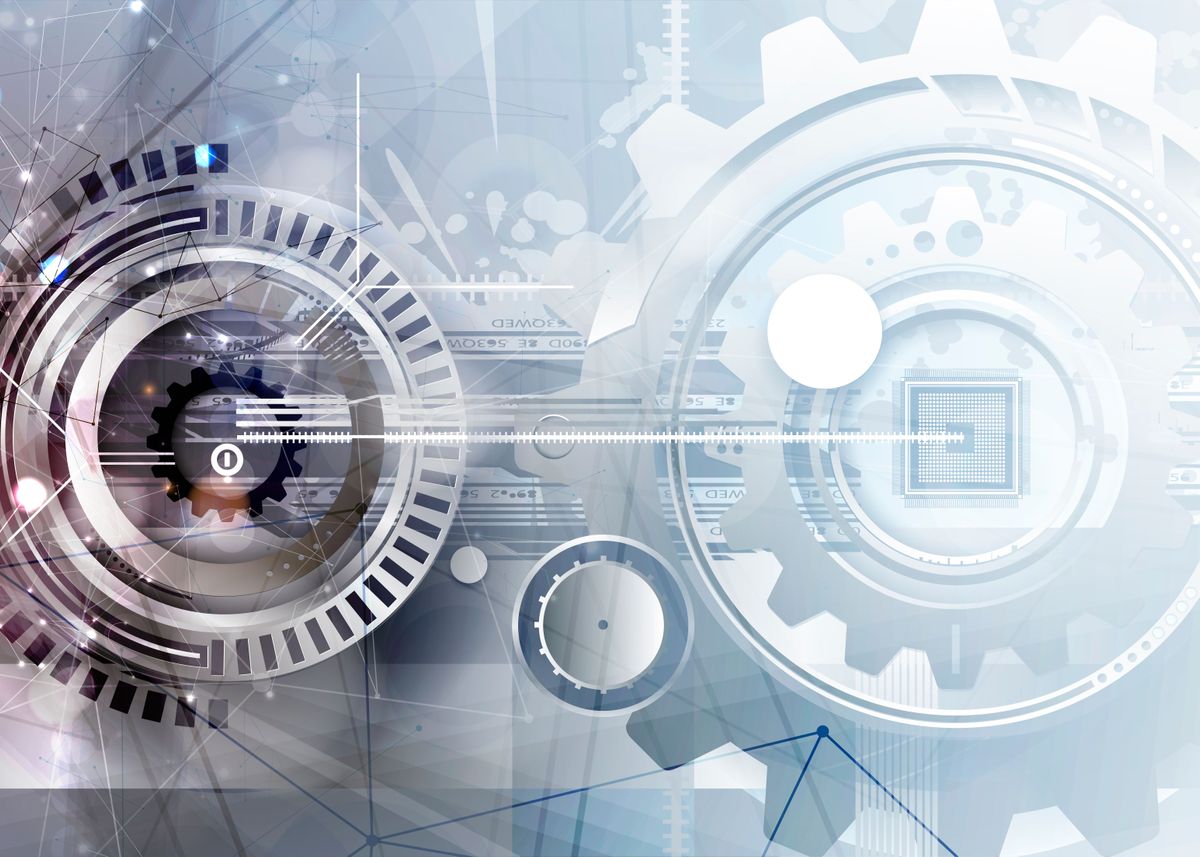 'technology' Poster, picture, metal print, paint by Vs 1489 | Displate