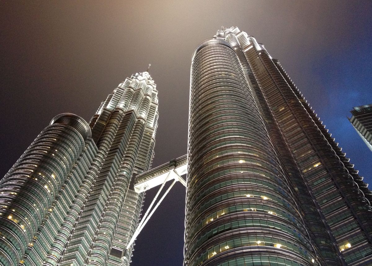 'Petronas Towers 1' Poster, picture, metal print, paint by Somnia Art ...