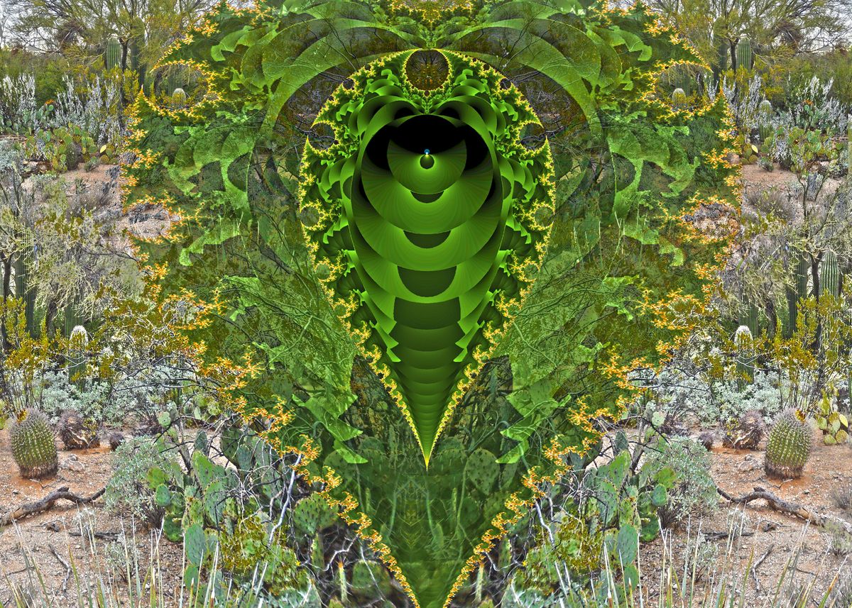 'Alien Garden' Poster, picture, metal print, paint by Lee Balan | Displate