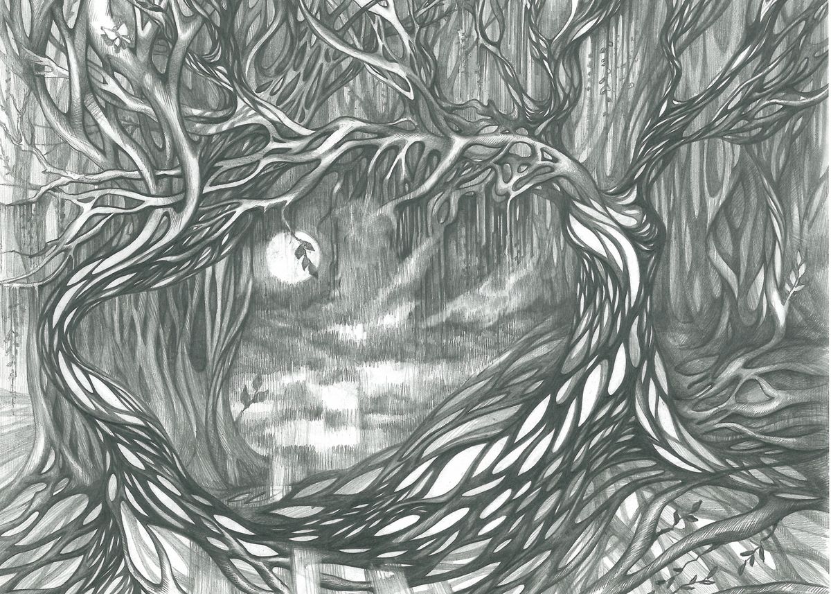 'Sacred Garden Spring' Poster, picture, metal print, paint by Aryana ...