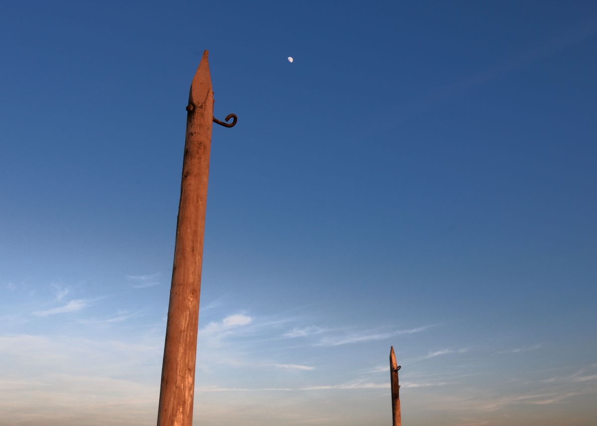 'Moonshot 3' Poster, picture, metal print, paint by Wiet | Displate