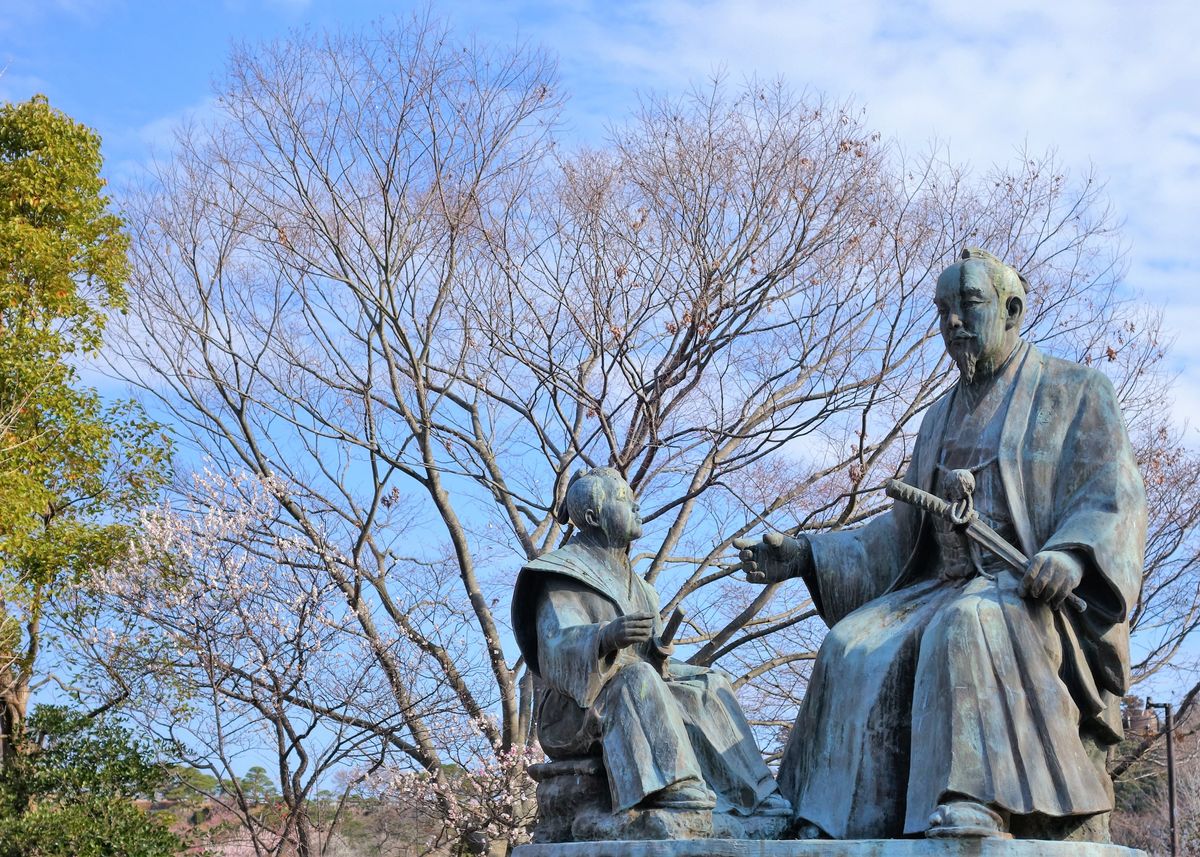 'Samurai father and son' Poster by Neil Lewis | Displate