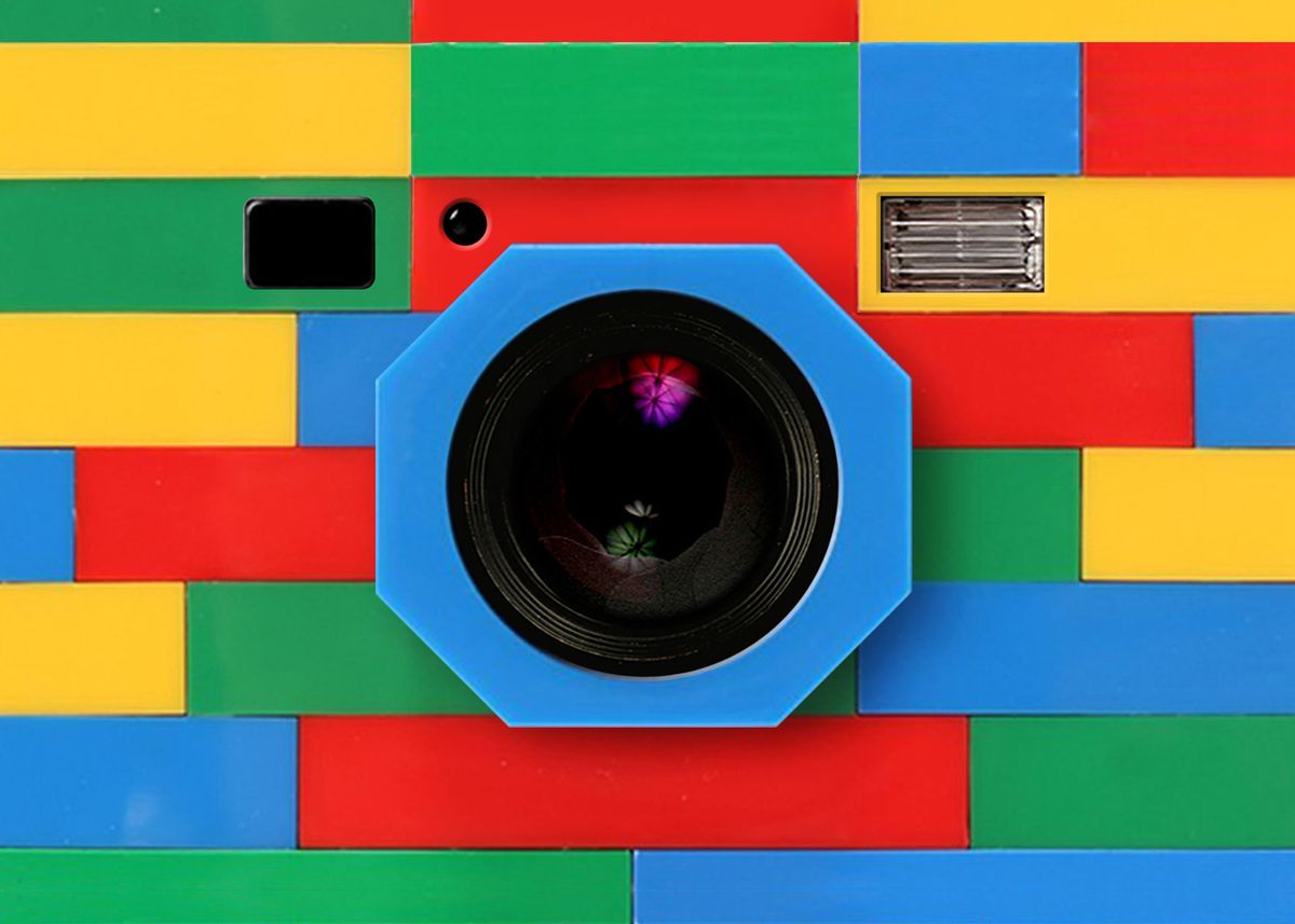 'Rainbow Camera' Poster, picture, metal print, paint by Lugu ...