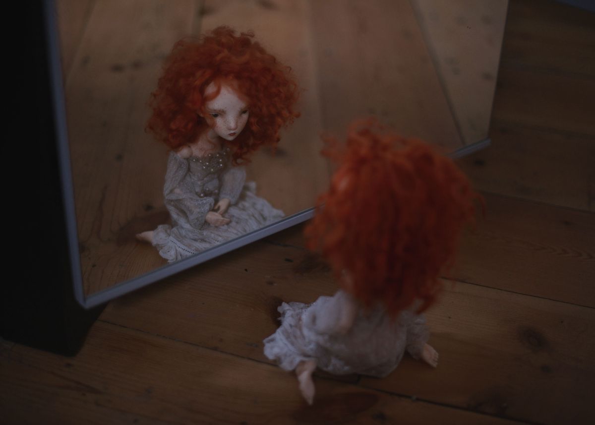 'Ginger' Poster, picture, metal print, paint by Olga Lunina | Displate