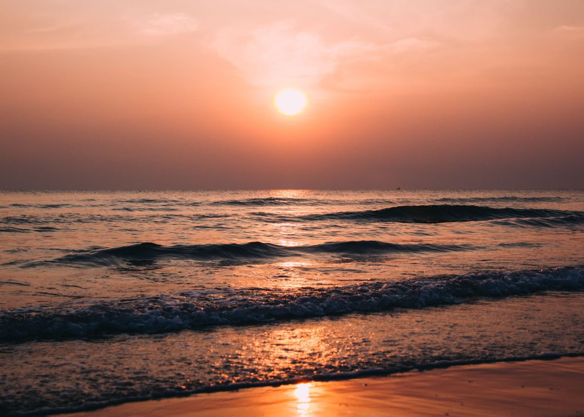 'Before Sunset' Poster, picture, metal print, paint by FREEMAN LIBRE ...