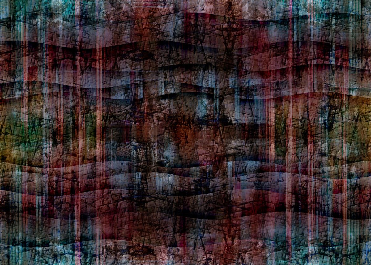 'Dimensions Texture' Poster, picture, metal print, paint by Florin ...