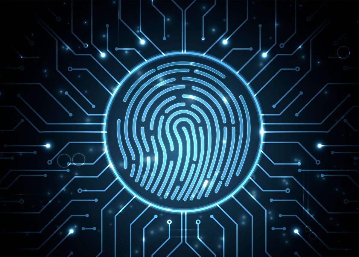 'fingerprint technology' Poster by Vs 1489 | Displate