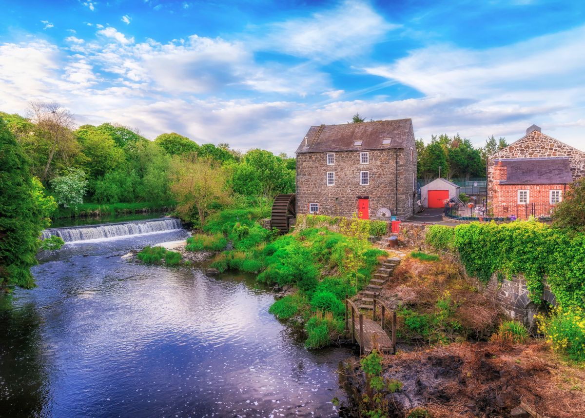 'The Summer Mill' Poster, picture, metal print, paint by Roy McPEAK ...