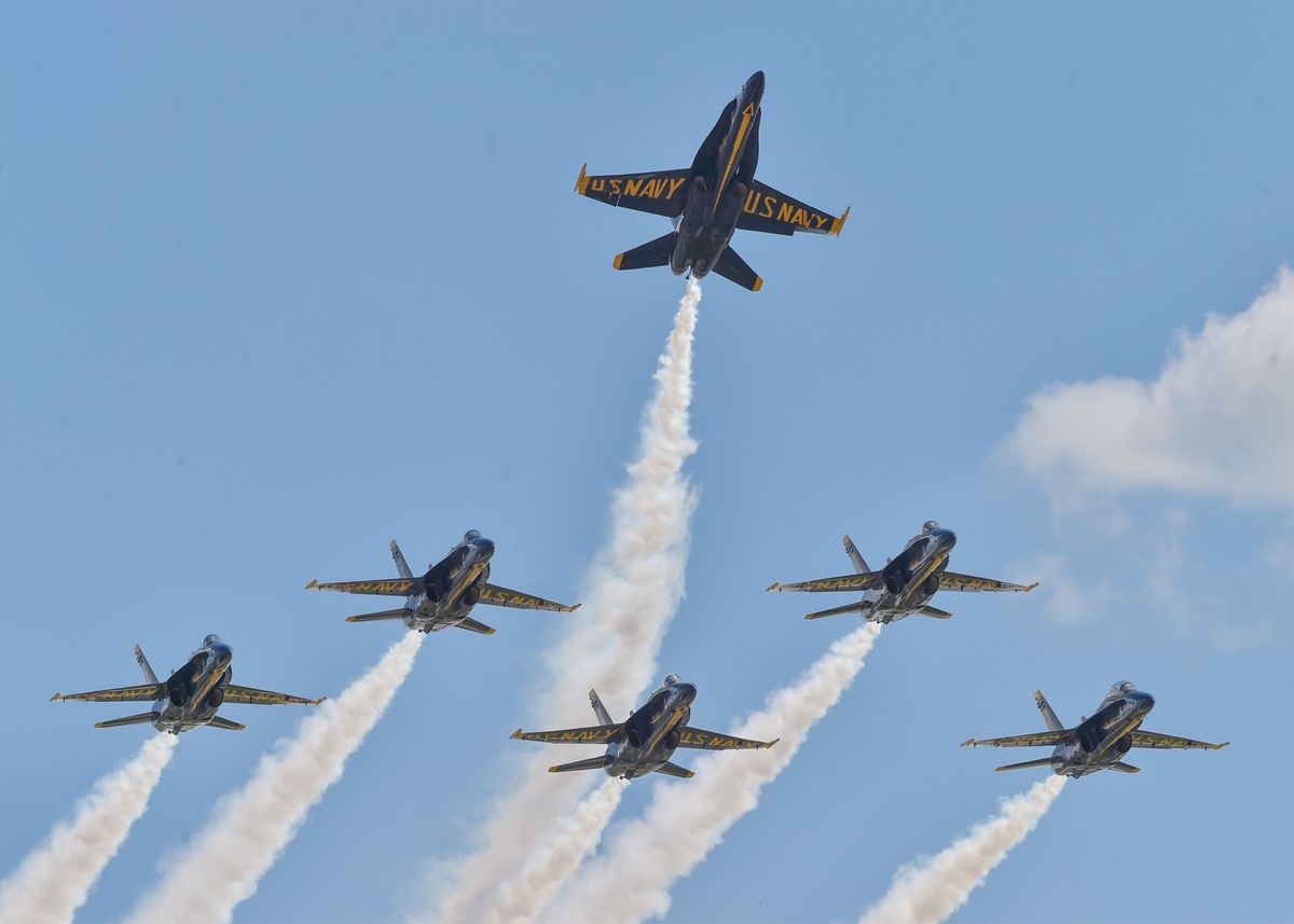 'Blue Angels' Poster, picture, metal print, paint by Conceptual ...