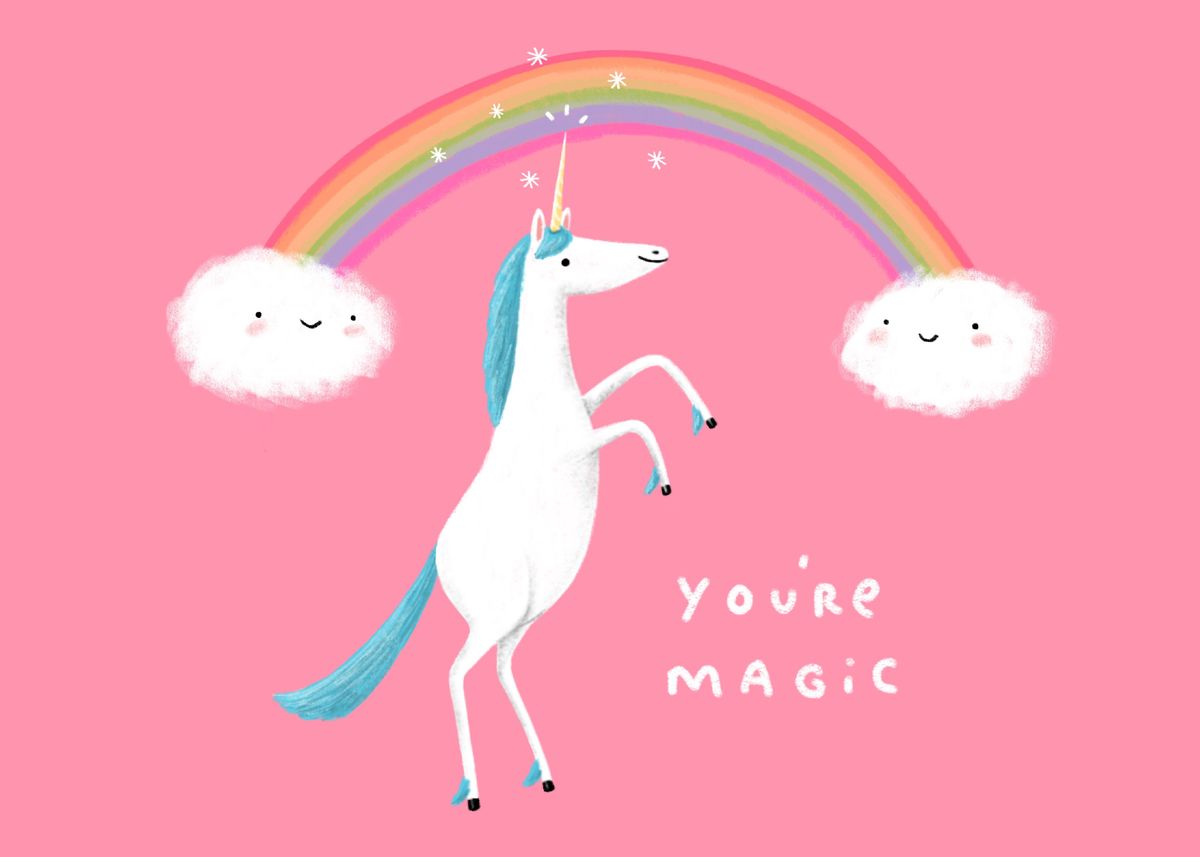'Youre Magic' Poster, picture, metal print, paint by Sophie Corrigan ...