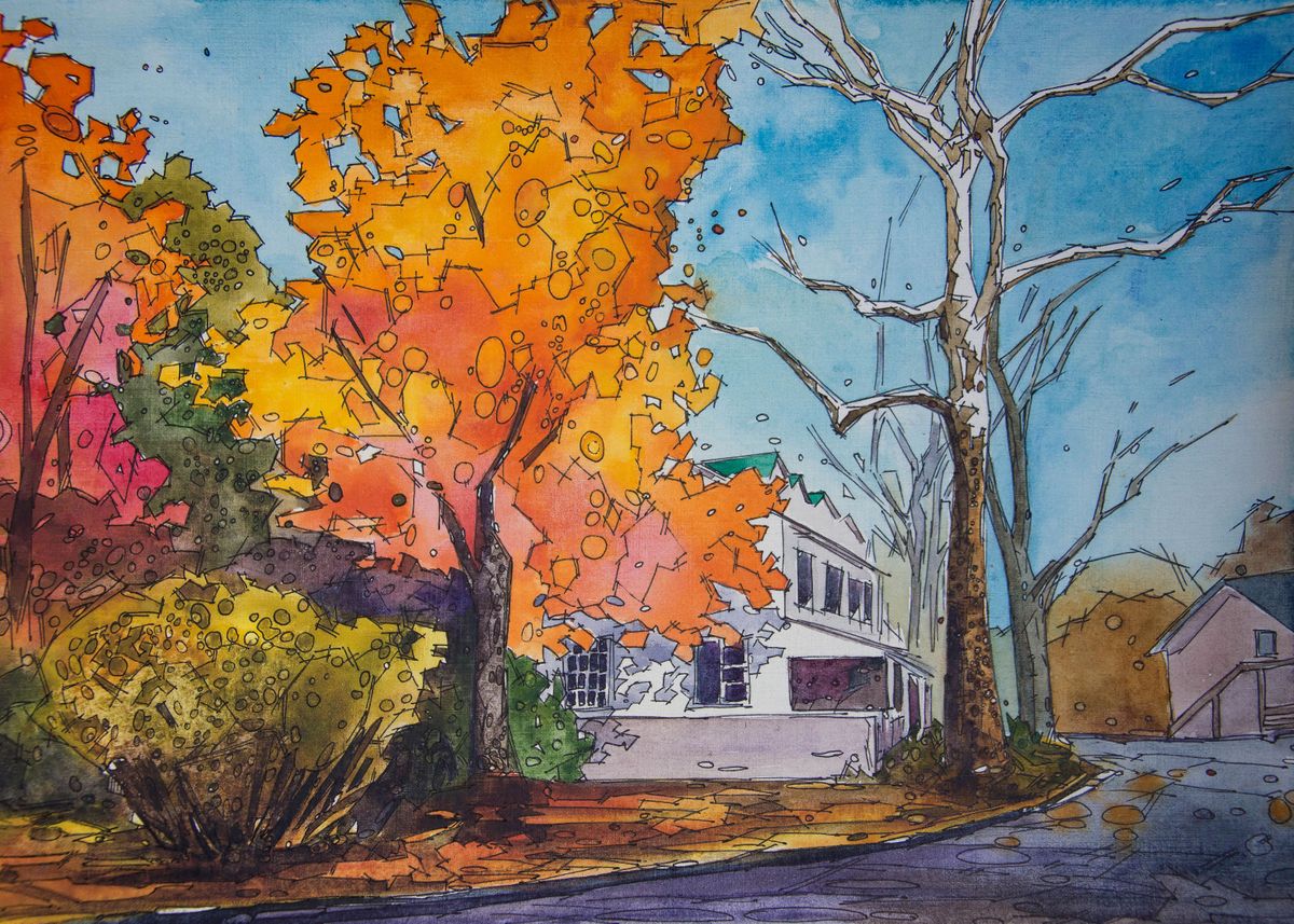 'white house' Poster by Stas Toba | Displate