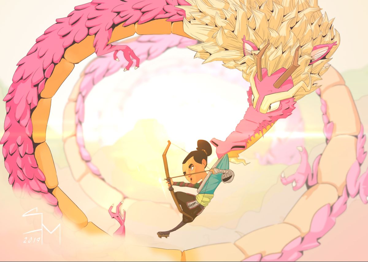 'Dragon and Boy' Poster by Sebastian Maldonado | Displate