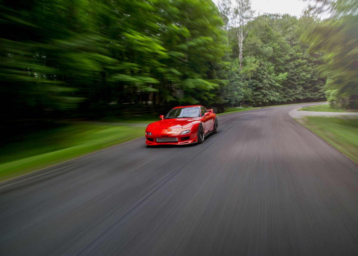 'rx7 rolling' Poster, picture, metal print, paint by zhe | Displate