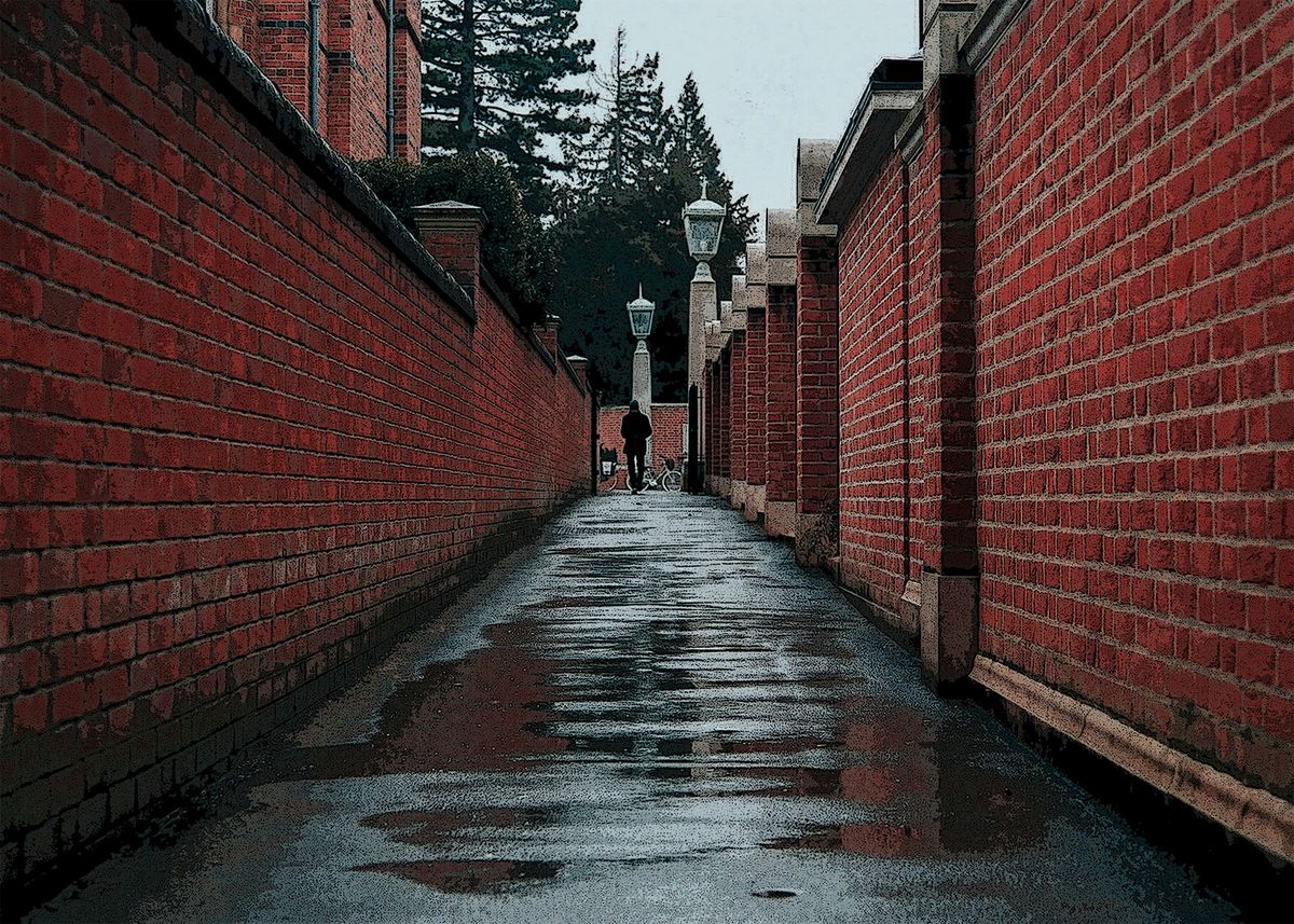 'Alleyway' Poster by micah | Displate