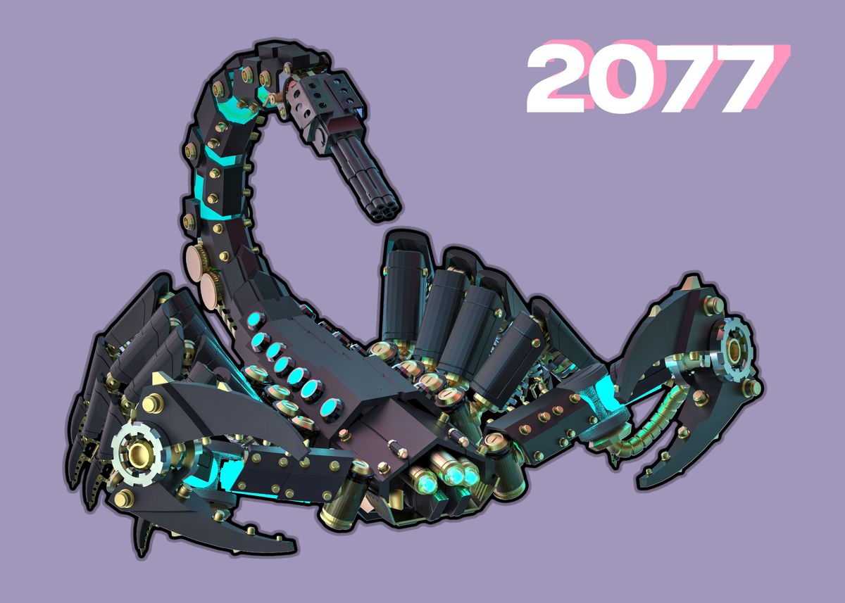 'SCORPION MECH' Poster, picture, metal print, paint by maxwell182 ...