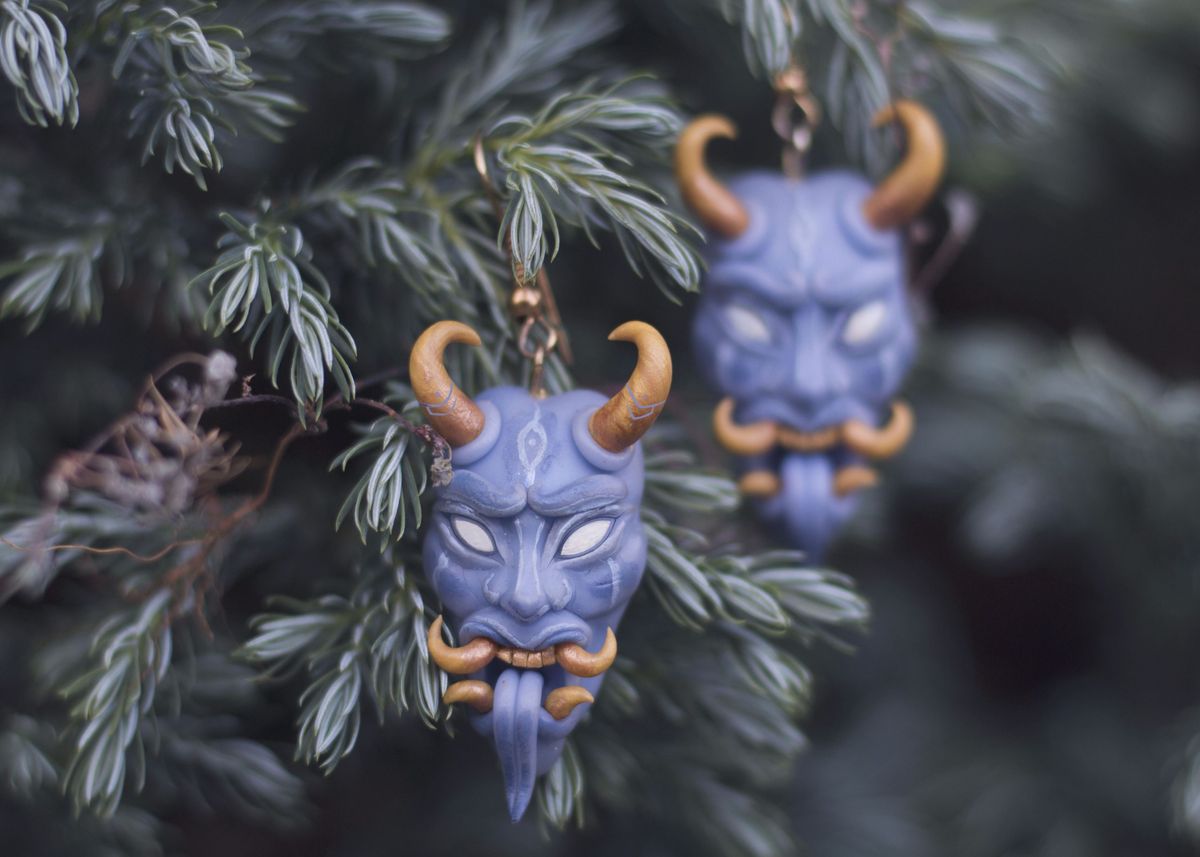 'Inner demons' Poster, picture, metal print, paint by M e s s y | Displate