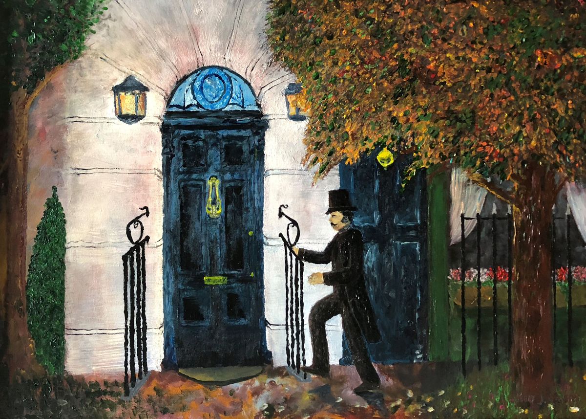 'Watson Arrives' Poster, picture, metal print, paint by Peter Kromer ...