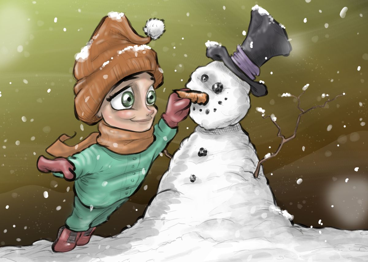 'build a friend' Poster, picture, metal print, paint by Bob Goodall ...