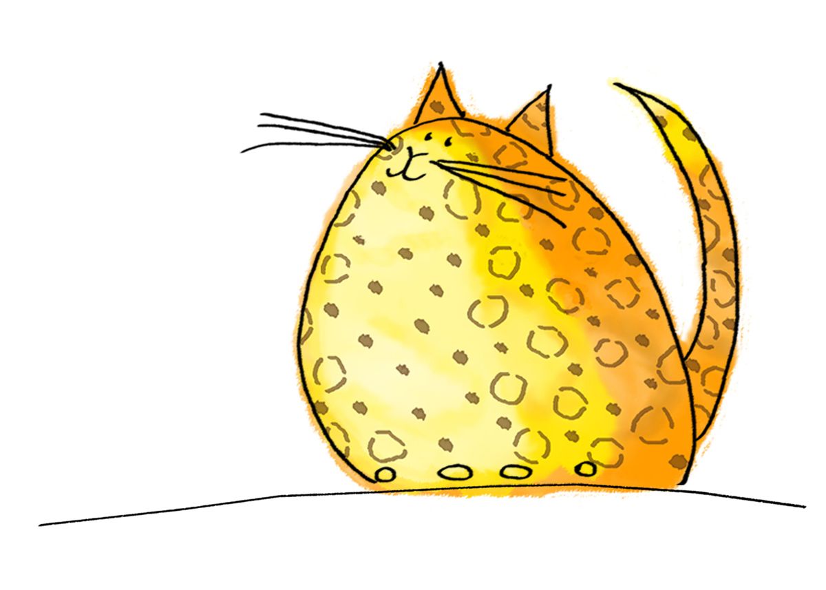 'Leopard 2' Poster, picture, metal print, paint by Emma L Kurran | Displate