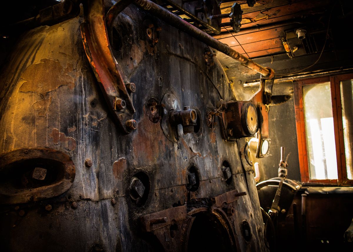 'Engine room' Poster by Thepinkhound Thepinkhound | Displate