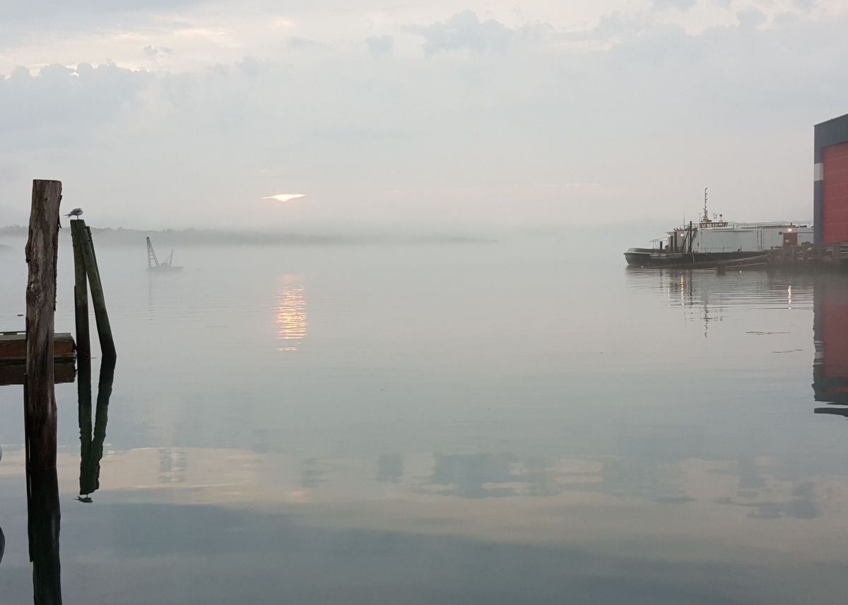 'River' Poster, picture, metal print, paint by WILLIAM LOCKRIDGE | Displate