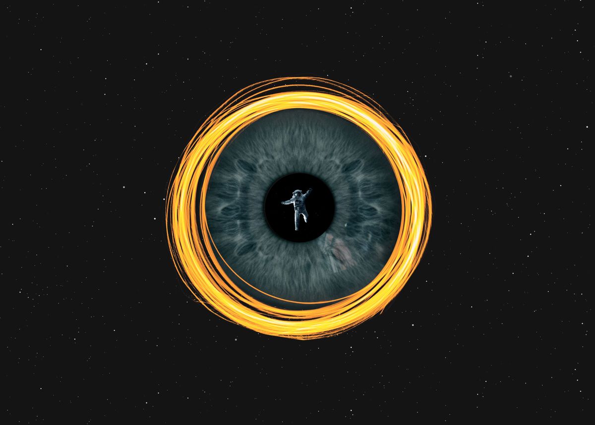 'Falling Eye' Poster, picture, metal print, paint by Abhiroop | Displate