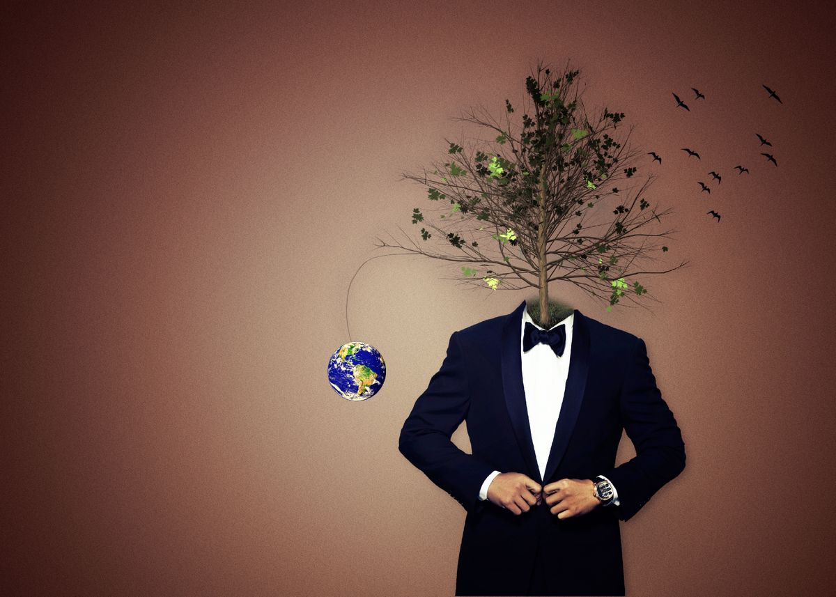 'Mr No Head' Poster by Yahya Umar | Displate