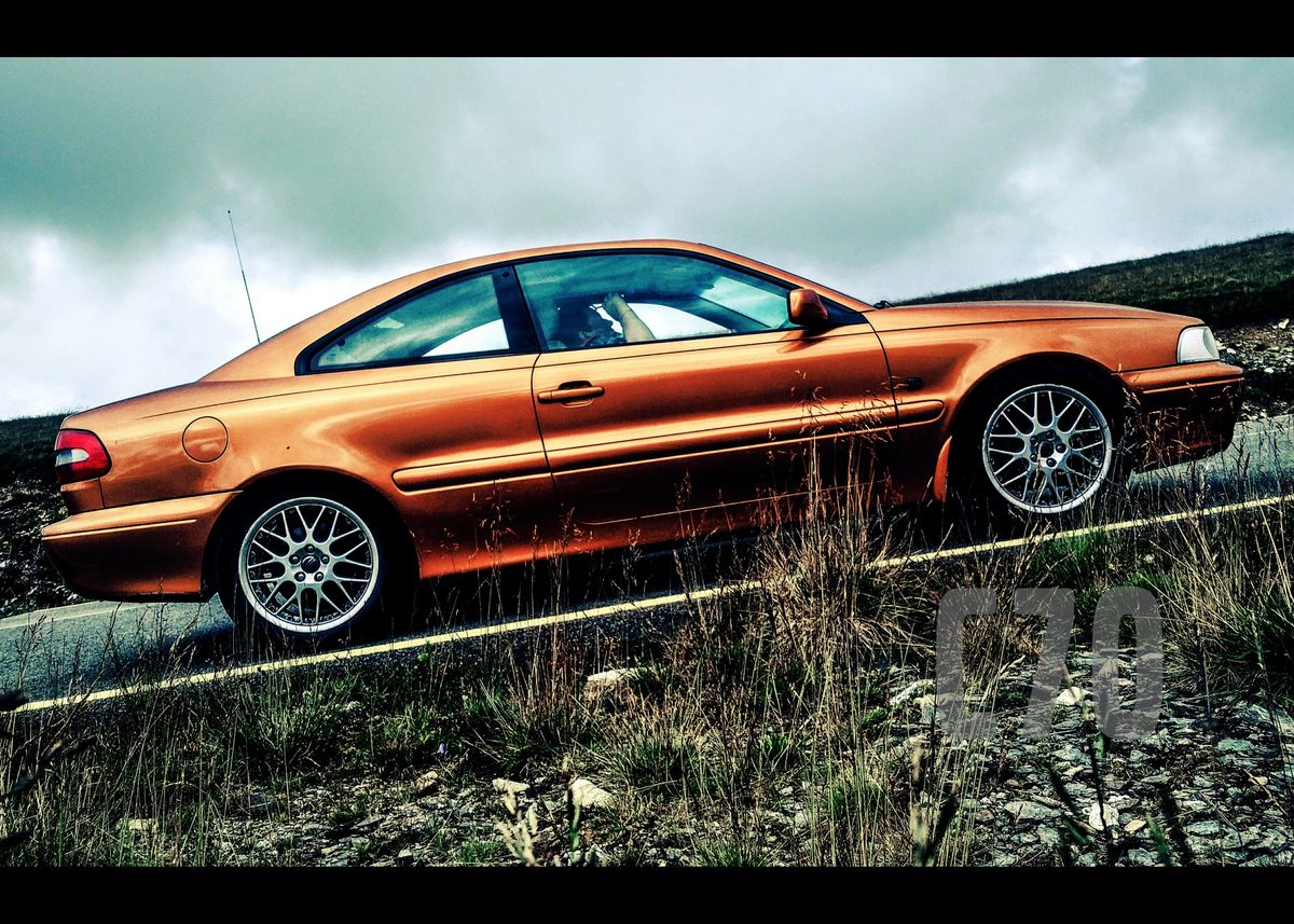 'C70 on Freeway' Poster, picture, metal print, paint by Andonis | Displate