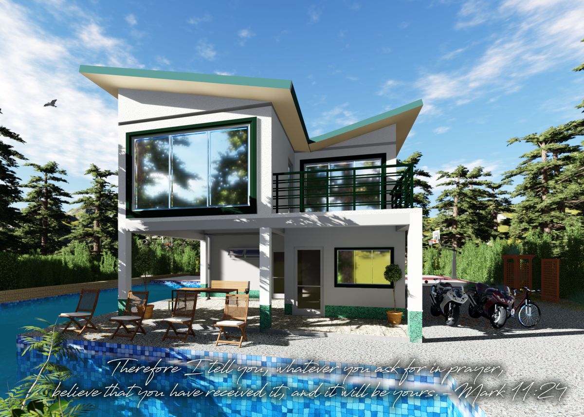 'House Bible verses' Poster, picture, metal print, paint by Mark Elardo ...