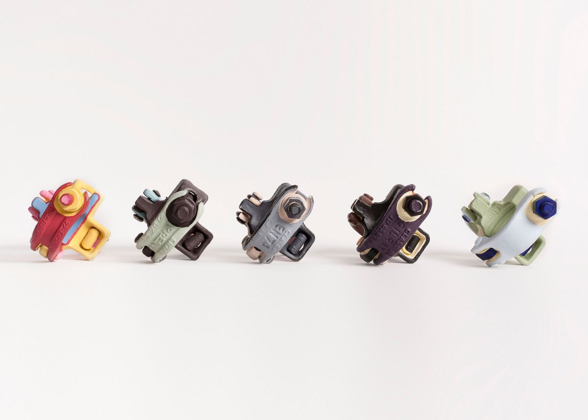 'Pigs Ears 6' Poster, picture, metal print, paint by Sarah Baber | Displate