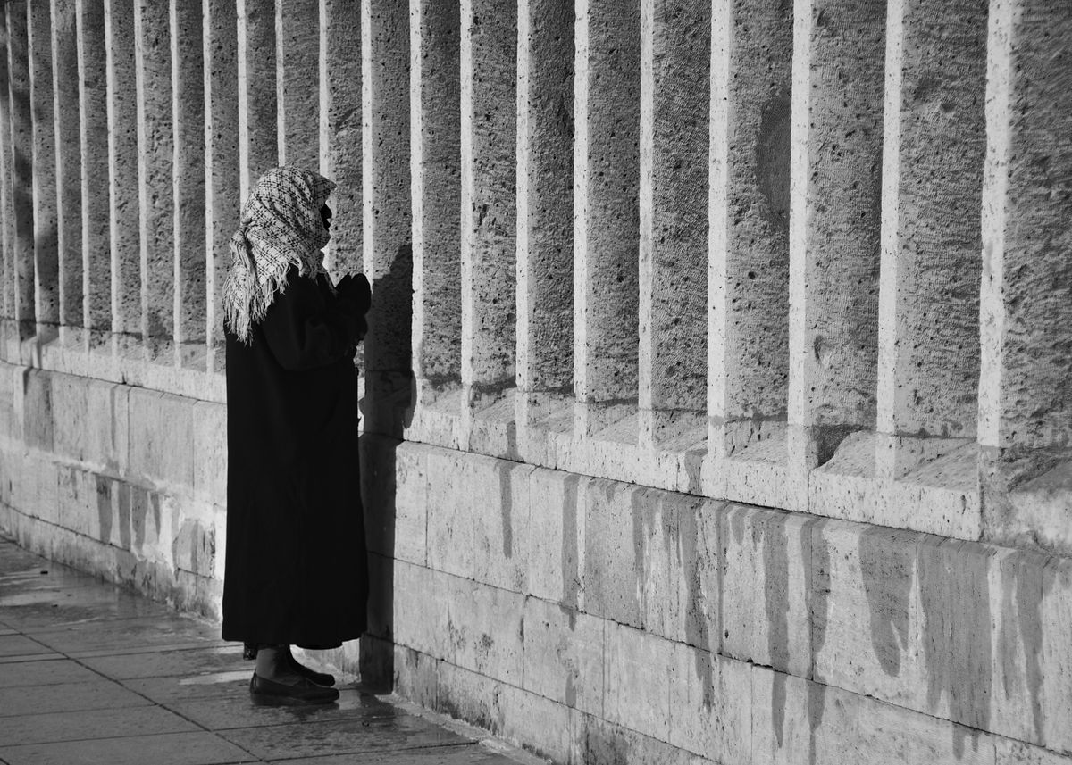 'woman staring ' Poster, picture, metal print, paint by Vangelis Kappas ...