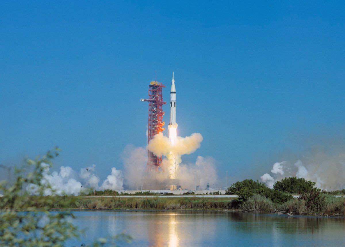 'NASA' Poster, picture, metal print, paint by This Is Earth | Displate